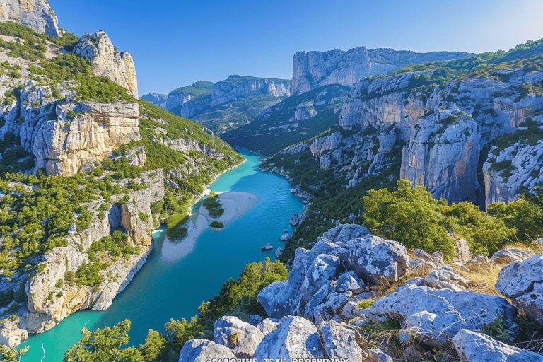 Carte détaillée des gorges du Verdon : plan officiel et incontournables ...